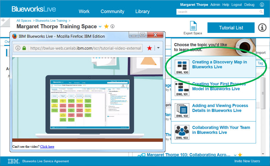 IBM Blueworks Live - Blogs